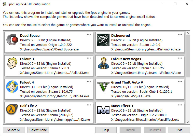 Fpsc Configuration Utility